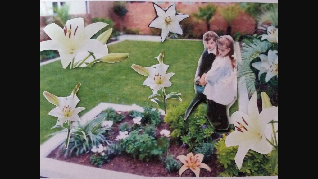 Garden Study of the Vickers Children – New York Scenes