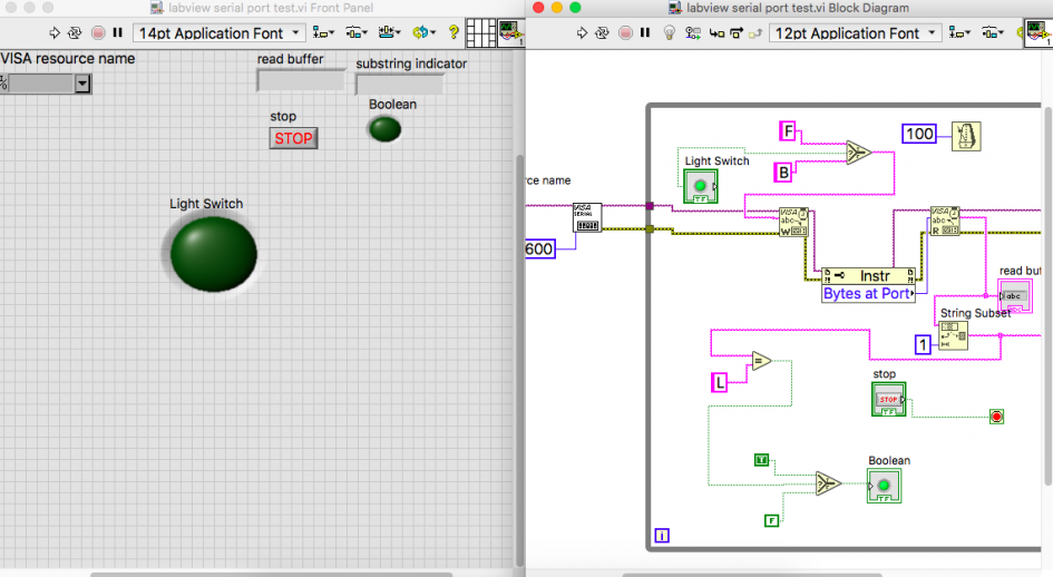 Smart Lamp 2.0 (Radio Freq. Monitoring via LABVIEW VI) – Project Portfolio